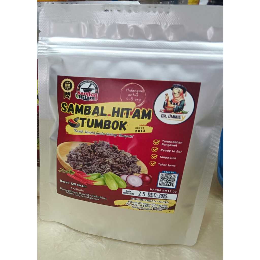 SAMBAL HITAM TUMBOK 125g (ORIGINAL HQ) | Shopee Malaysia