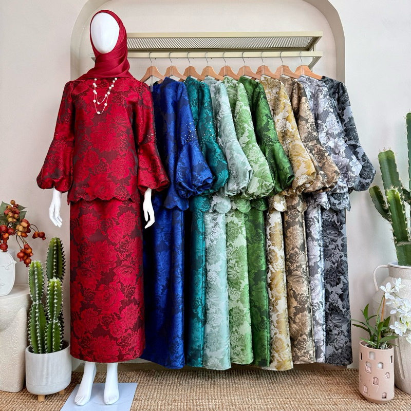 BROCADE MAWAR BY BUTIK ORKED.CO | Shopee Malaysia
