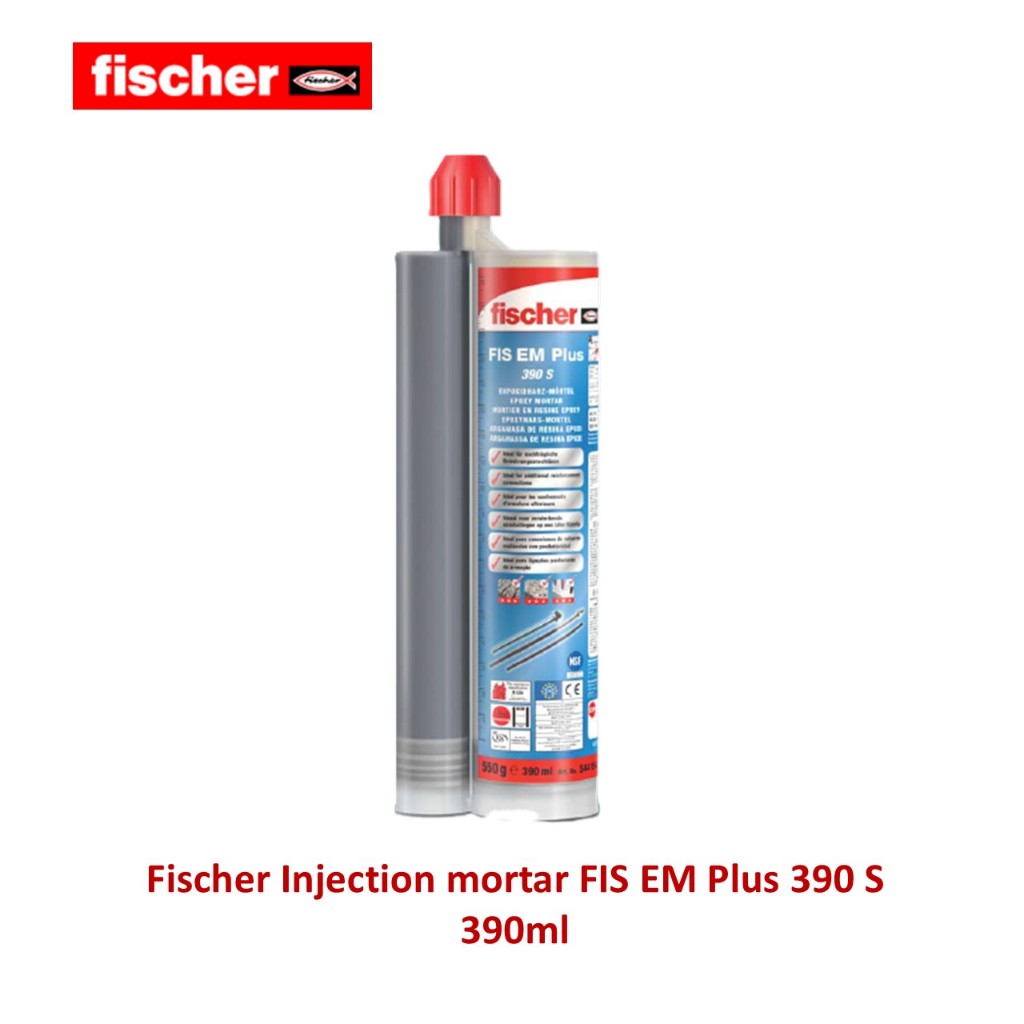 FISCHER (HILTI RE500 EQUAL) FIS EM Plus 390 S / FIS EM Plus 585 S Epoxy ...
