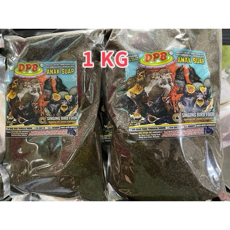 Dedak DPB Anak Suap (Makanan Anak Burung / Hand feeding baby bird food ...