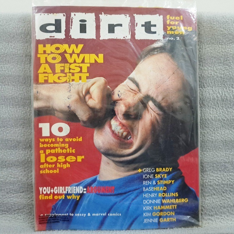 Dirt Magazine #2 Polybagged with Spectacular Spider-Man #195 (Lang ...