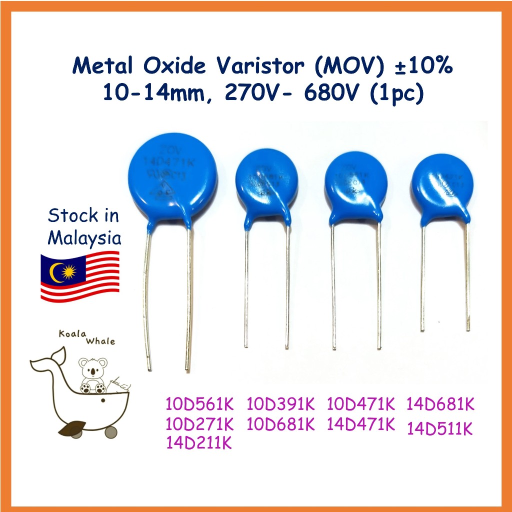 Varistor MOV 14D471K 10D561K 10D271K 10D391K 10D681K 10D471K 14D471 ...