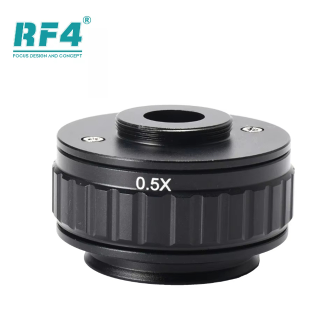 RF4 Interface Diameter 25mm 0.5X C-Mount Adapter Lens for Trinocular ...