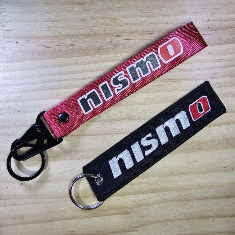 KeyChain Nismo Motorsport Automotive Motorcycle brand Woven Fabric ...