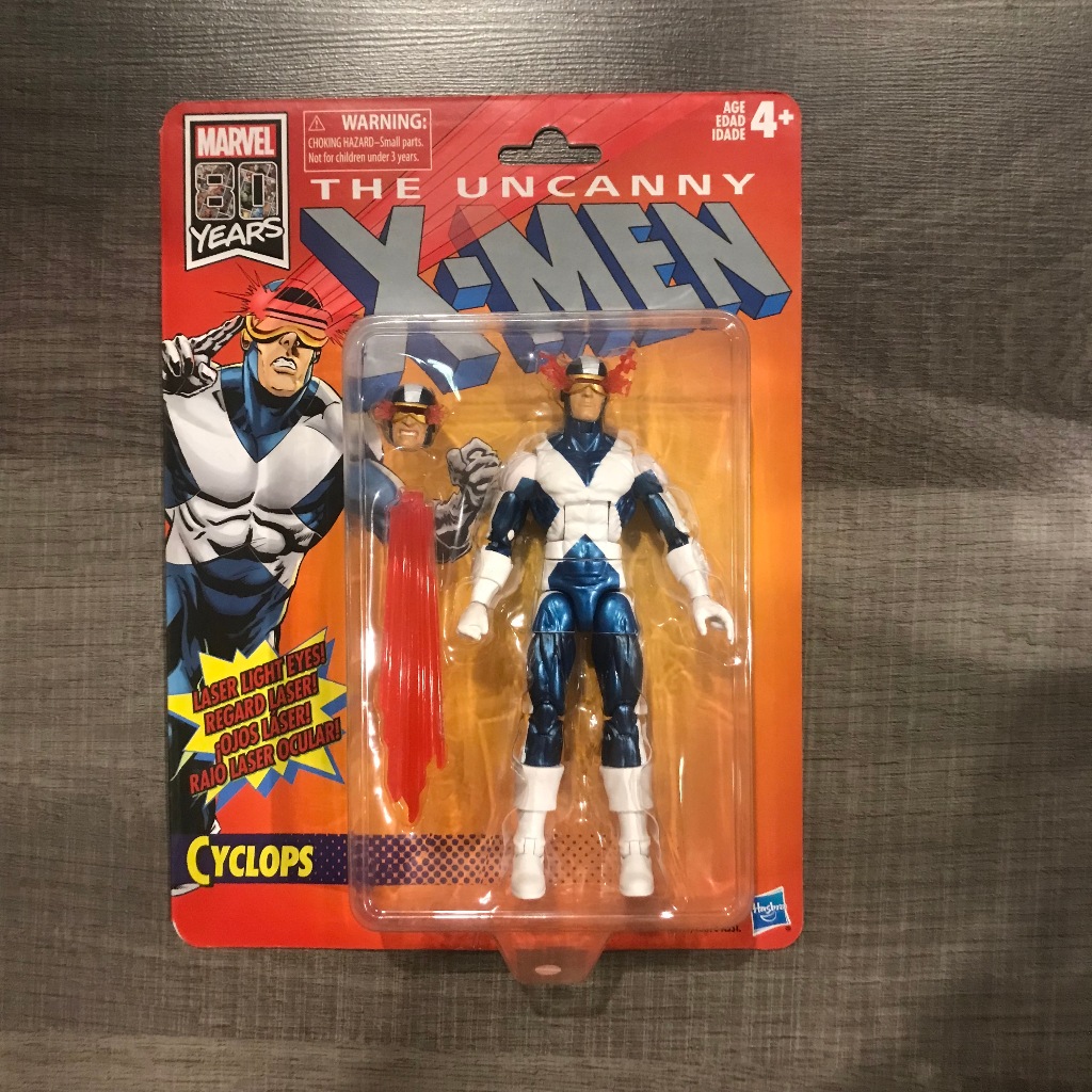 Hasbro Marvel The Uncanny X-Men Retro Cyclops 6" Action Figure | Shopee ...