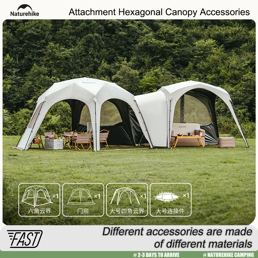 Naturehike Attachment Hexagonal Canopy Docking Tent Accessories Cloud ...