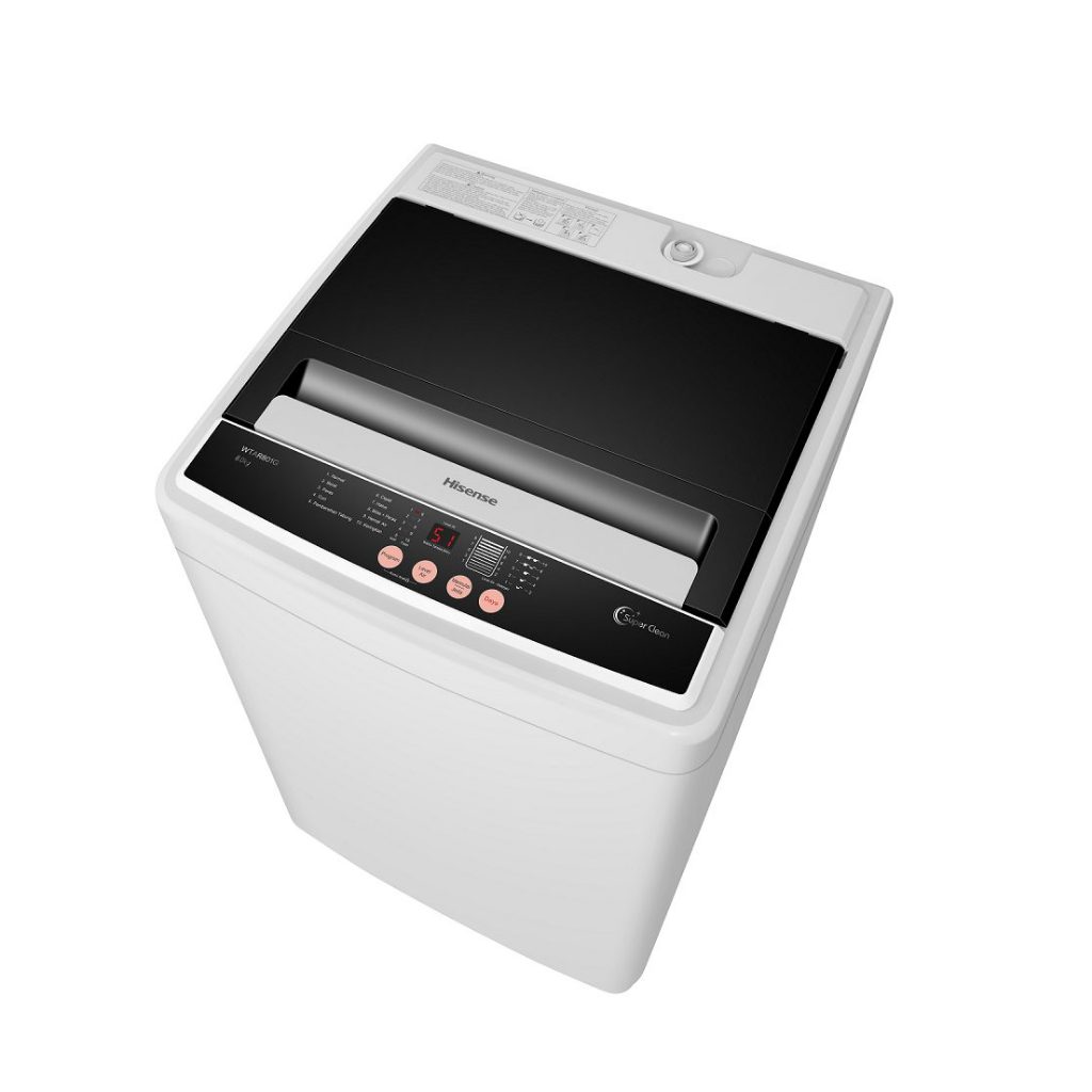 【PROMO MID YEAR】Hisense Mesin Basuh 8kg Fully Auto Top Load Washer ...