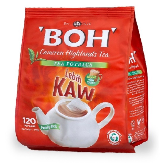 BOH Teh Cameron Highlands Uncang Teko Teh | Tea Pot Bags 120s X 2g ...