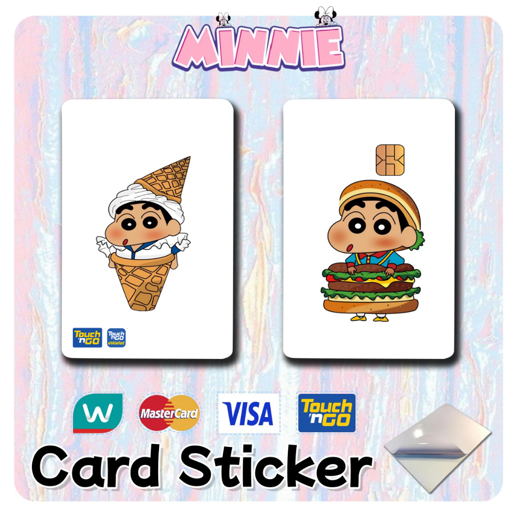 [ Shin Chan 蜡笔小新 ] Touch n Go Card Sticker TNG Card / Waston Card / ACCESS Card / MASTER / VISA ...