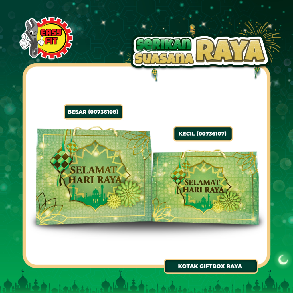 EASYFIT Hari Raya Box / Hari Raya Kotak / Gift Box 2 Strings / Hari ...