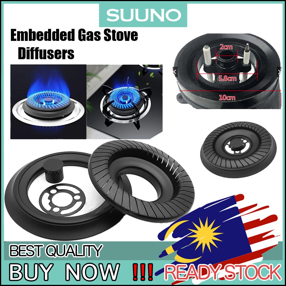 Universal Gas Stove Powerful Tornado Flame Burner Cap Gas Stove ...