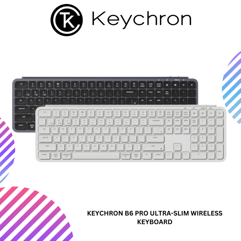 Keychron B6 Pro Ultra-Slim Wireless Keyboard | Shopee Malaysia