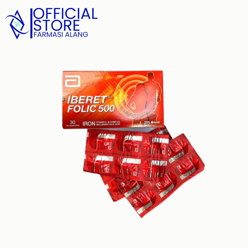 FARMASI ALANG IBERET FOLIC ACID FILM COATED TABLET 30's EXPIRED 07/2025 ...