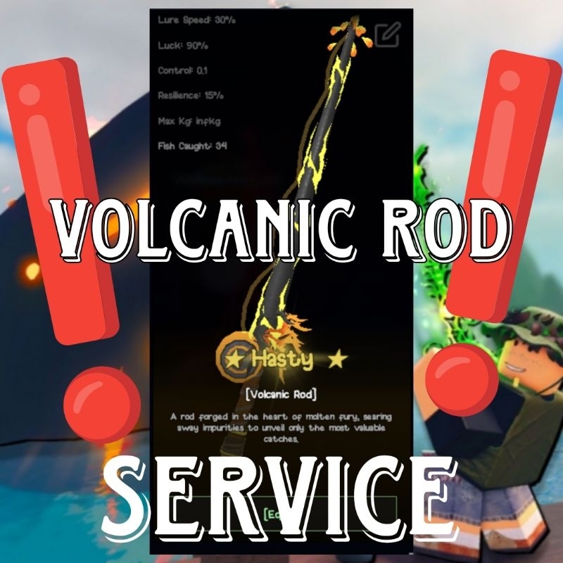 🌋VOLCANIC ROD🌋 🎣FISCH🎣 ROD SERVICE | Shopee Malaysia