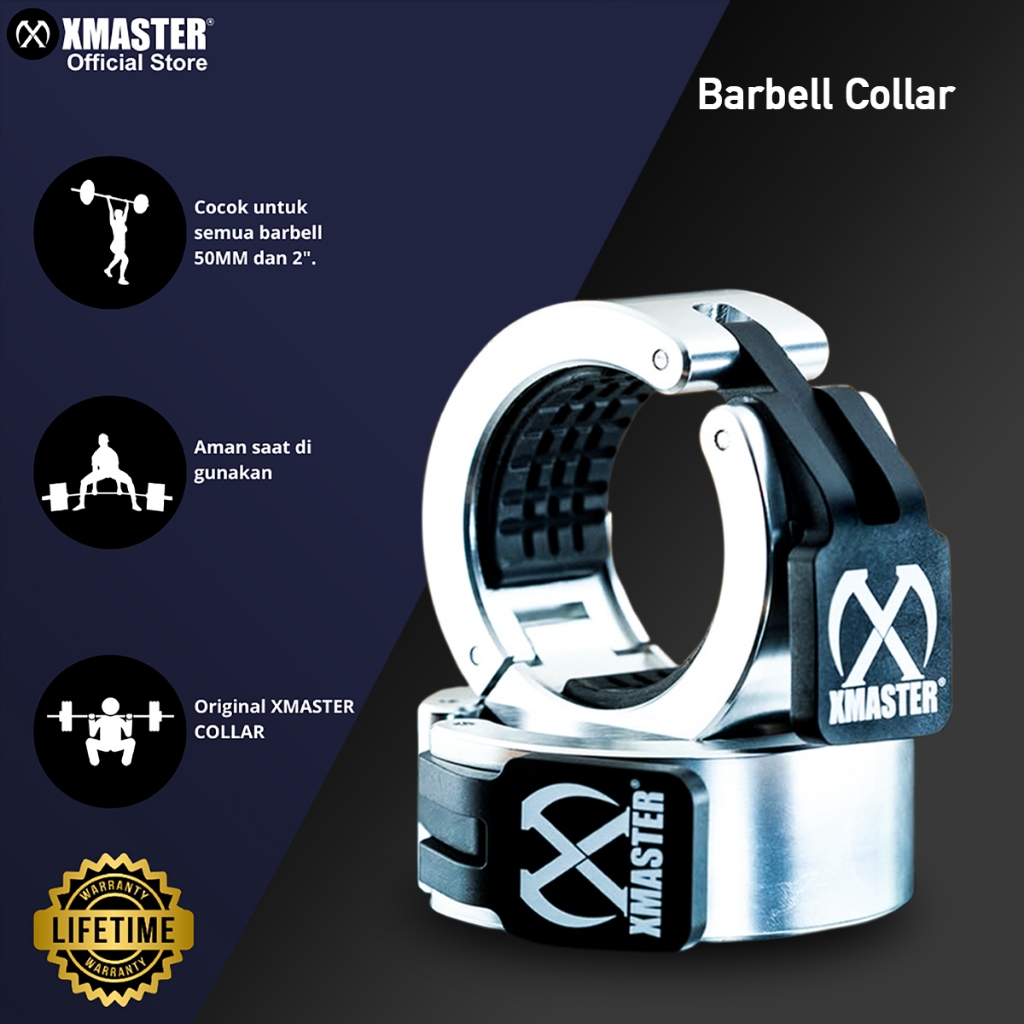 XMASTER barbell Collar, Fast Aluminium Weightlifting Fitness CrossFit ...
