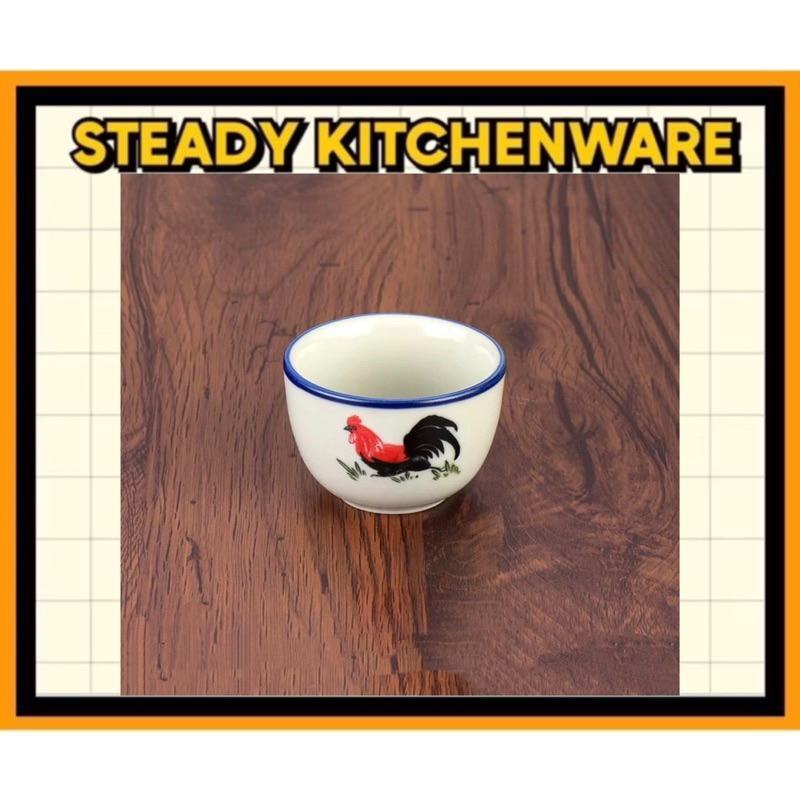 (2pcs)Nostalgia Rooster Series Ceramic Teacup Cawan Teh Ayam Cawan Air ...