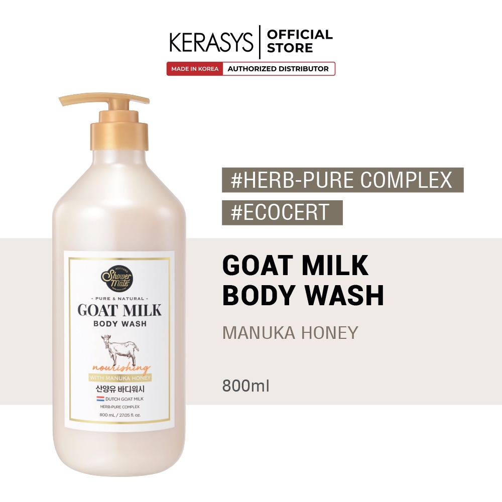 Showermate Goat Milk Body Wash - Manuka Honey (800ml) | Shopee Malaysia