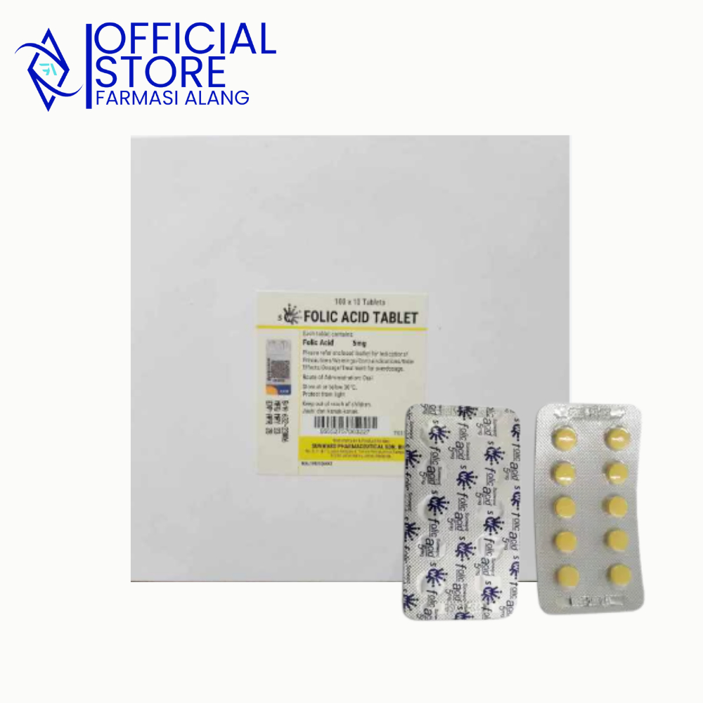 FARMASI ALANG SW FOLIC ACID 5MG TABLET10'S STRIP EXPIRED DATE 07/2029 | Shopee Malaysia