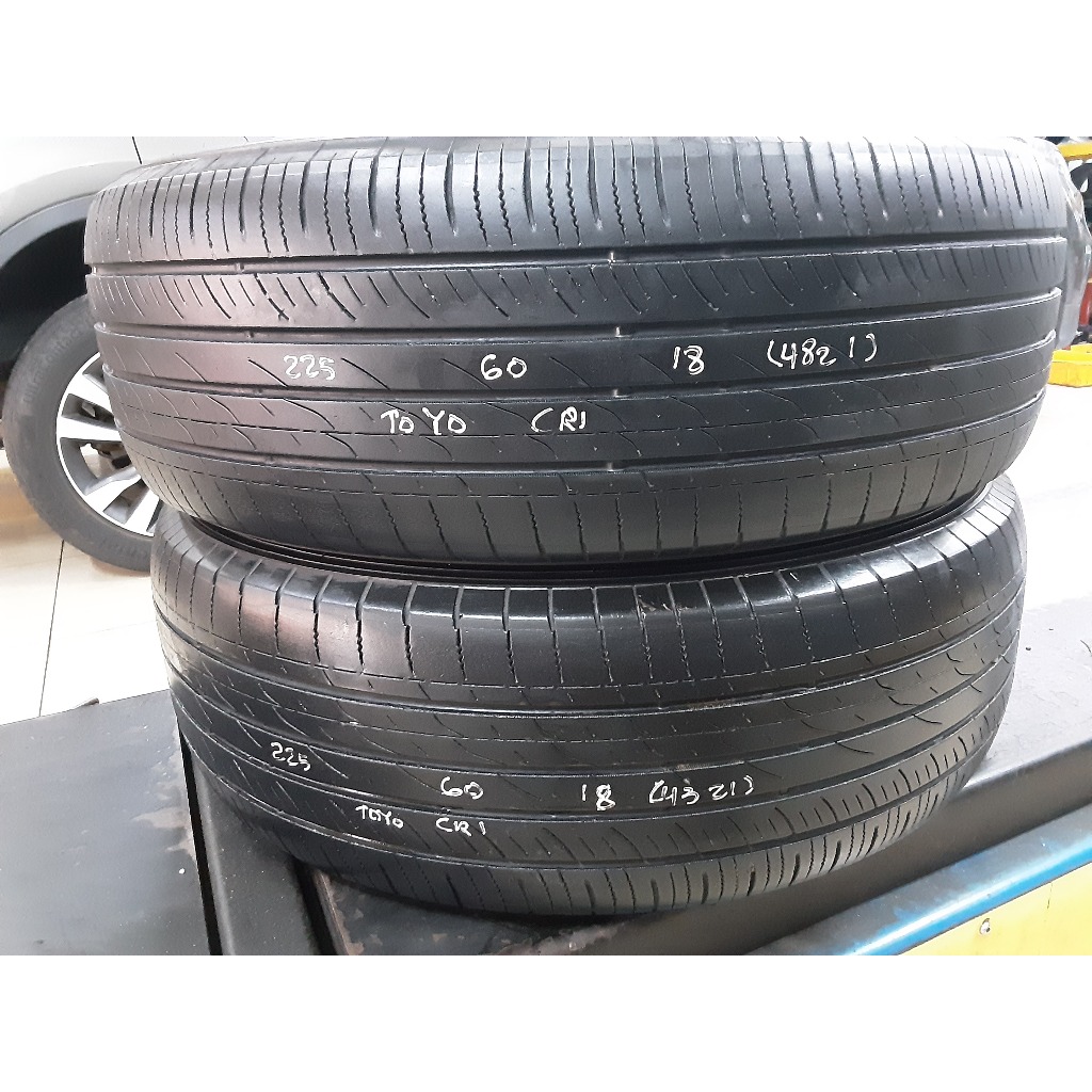 Used Tyre Secondhand Tayar TOYO PROXES CR1 225/60R18 60% Bunga Per 1pc | Shopee Malaysia