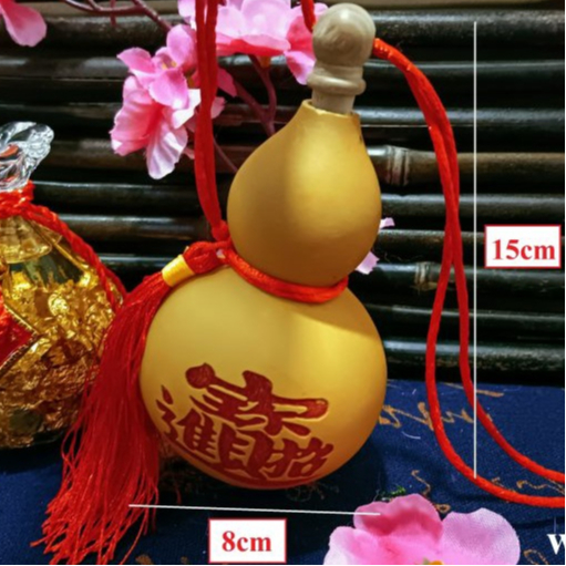 Feng Shui Wu Lou Hu Lu Calabash Natural Gourd Attracting of Luck 风水开口葫芦 ...