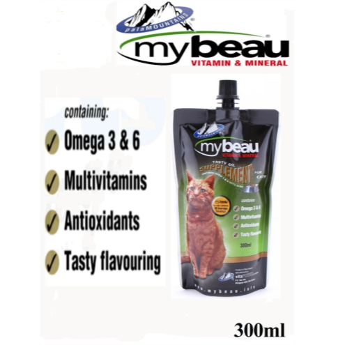 (EXPIRY:APRIL 2025) My Beau Vitamin & Mineral Tasty Oil Cat Supplements 300ml | Shopee Malaysia