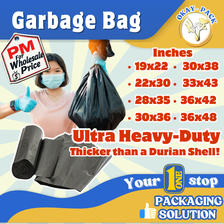 Multi-size XS-XL Garbage Bag Packet / Plastic Rubbish Bag / Trash Bag ...