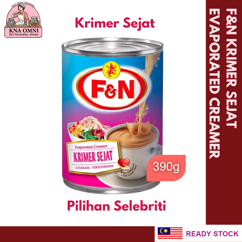 F&N Evaporated Creamer Krimer Sejat/Susu Cair 390GM | Shopee Malaysia