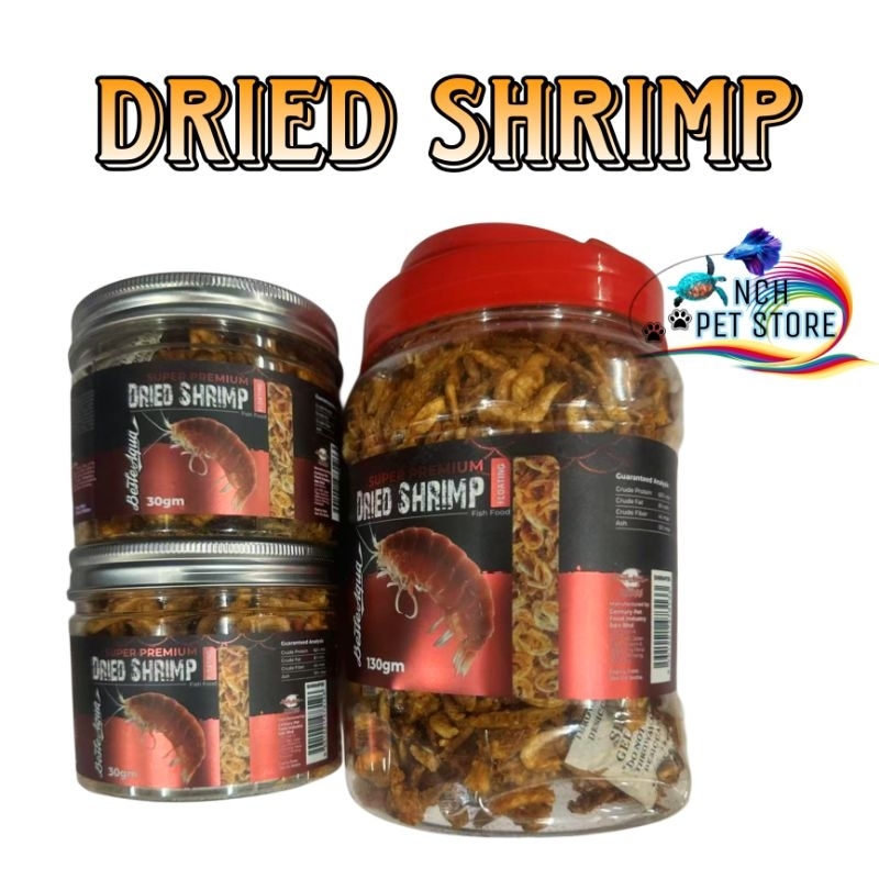 Super Premium Dried Shrimp is perfect food for Arowana, Flowerhorn ...