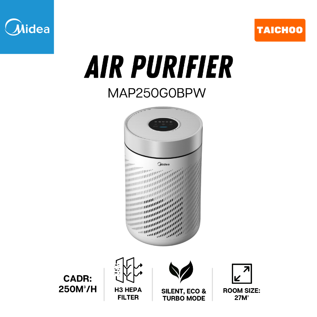 Midea Air Purifier MAP250G0BPW | Shopee Malaysia