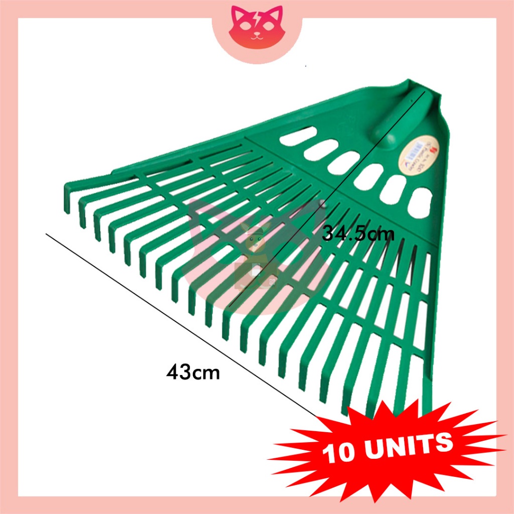 10PCS SMALL Plastic Crawler Plastic Rake Pencakar Rumput Garden Lawn ...