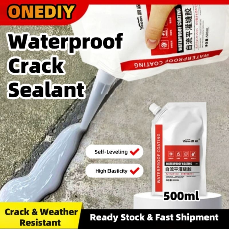 Caulking Glue 500ml Waterproof Coating Flexible Deep Crevice Filling ...