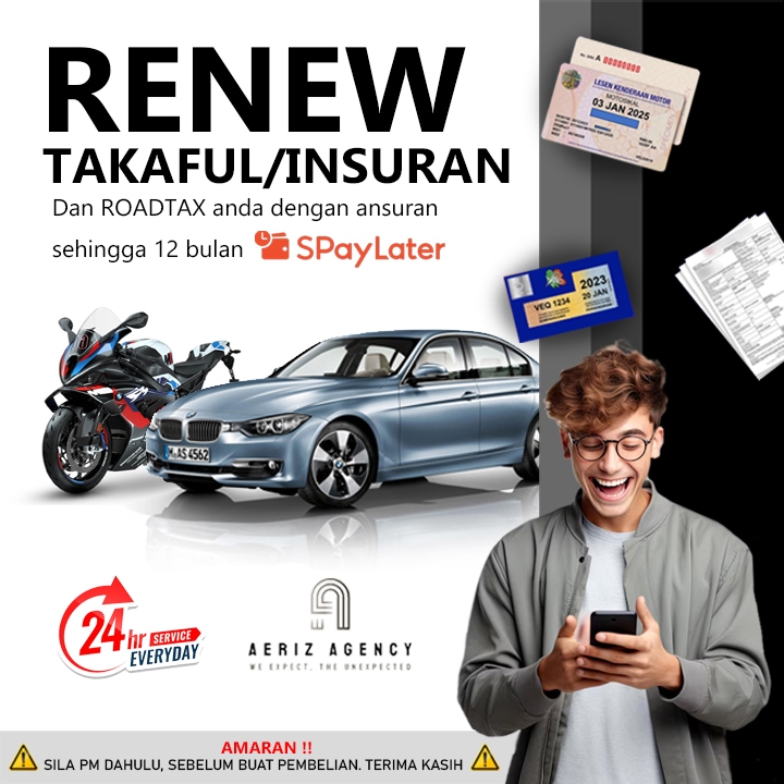 URGENT RENEW ROADTAX WITH INSURANCE (Cukai Jalan dan Insuran/Takaful ...
