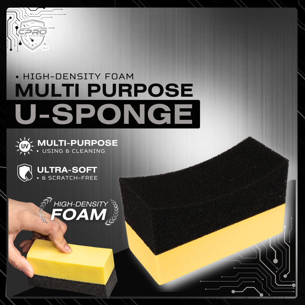 CPRO [U Shape Tyre Sponge] CUCI KERETA SPONGE CAR WASHING SPONGE POLISH ...