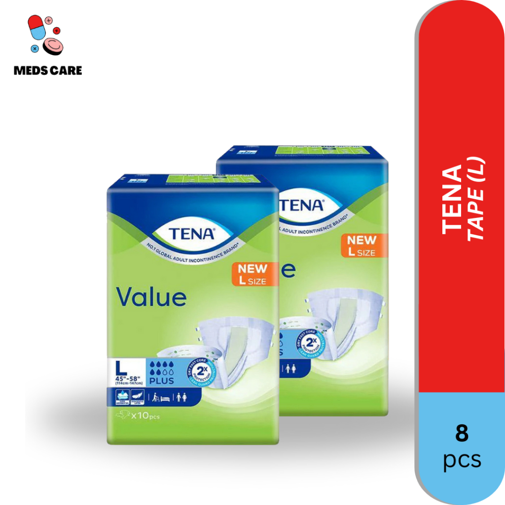 TENA VALUE ADULT DIAPER (L SIZE) 8S | Shopee Malaysia