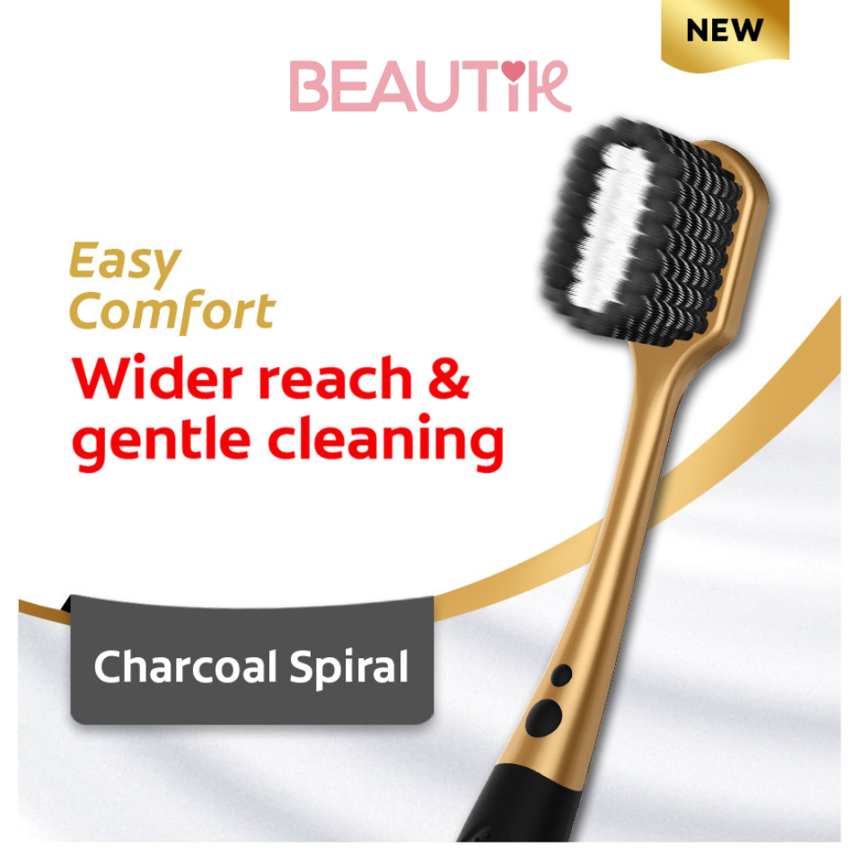 Colgate Easy Comfort Charcoal Spiral Toothbrush (1's) | Shopee Malaysia