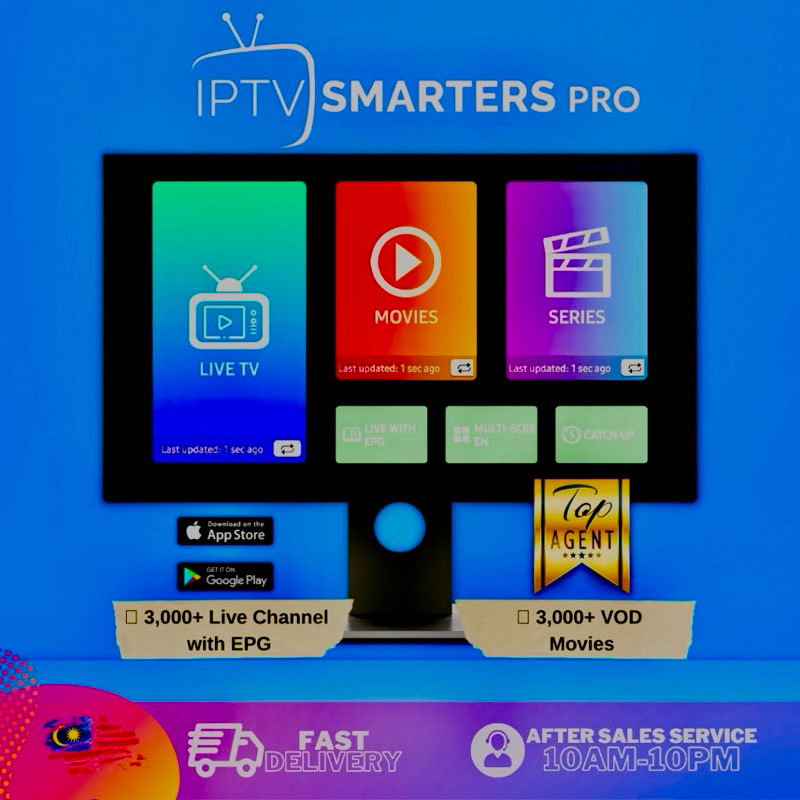 [SILA PM DULU] ID IPTV SMARTERS PRO SMARTERS PRO SMART TV MALAYSIA MY | Shopee Malaysia