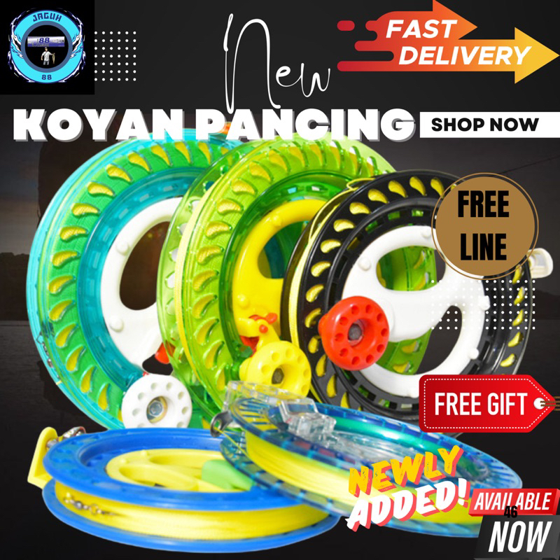 【ABS Material】Koyan Pancing Fishing Line Winder Reel Hollow Crystal Sea ...