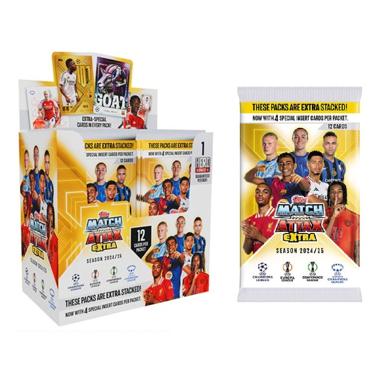🔥READY STOCK🔥 [Card packet] 2024/25 Match Attax Extra Football Cards ...