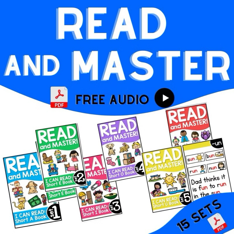 Read and Master Bundle I Baca dan Kuasa Fonik Inggeris I can Read ...