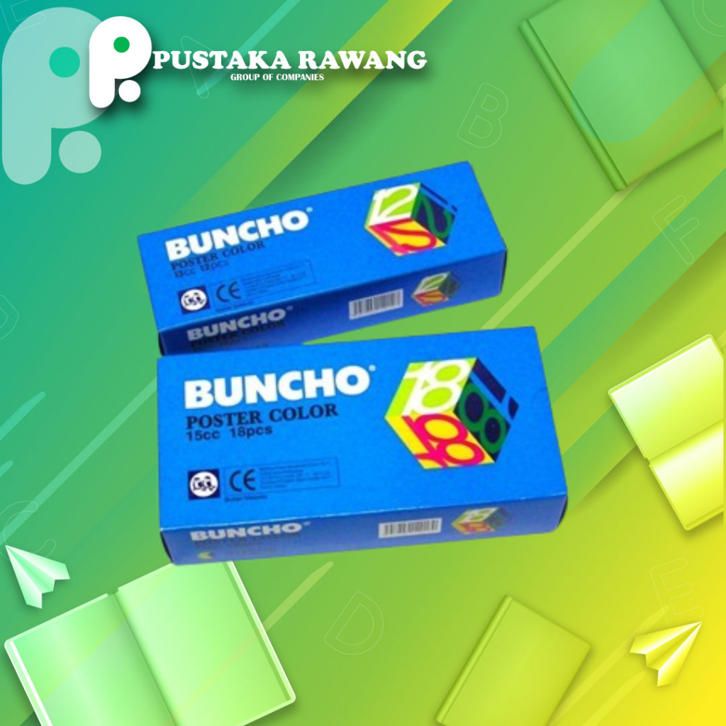 Buncho Poster Colour 15cc 12/18 Colours | Shopee Malaysia
