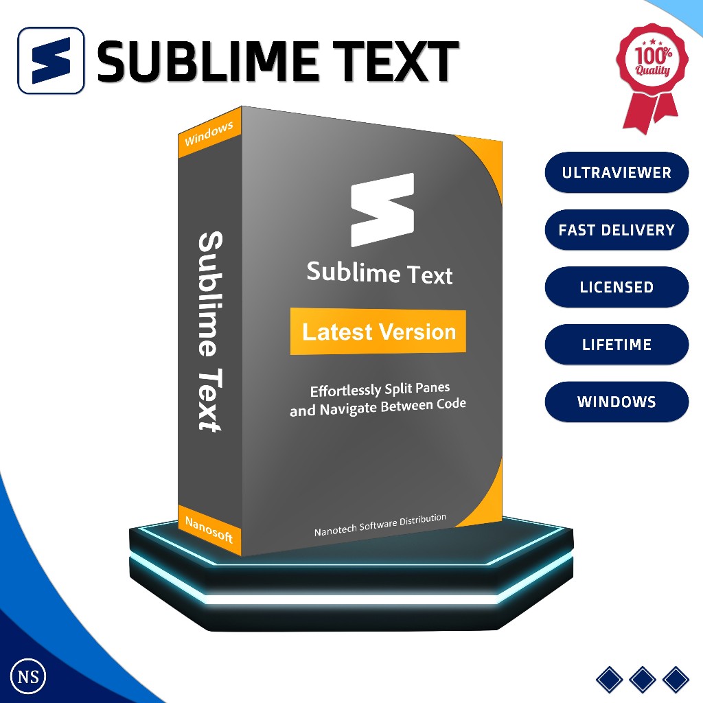 Sublime Text 4 | Registered & Activated | Latest Version | Shopee Malaysia