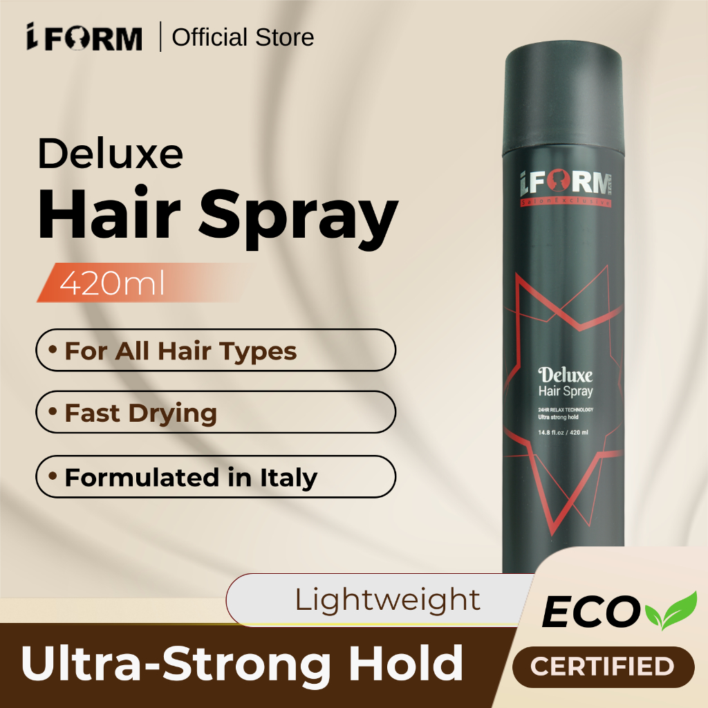 IFORM Deluxe Hair Spray (420ml) Hairspray Strong Hold | Shopee Malaysia