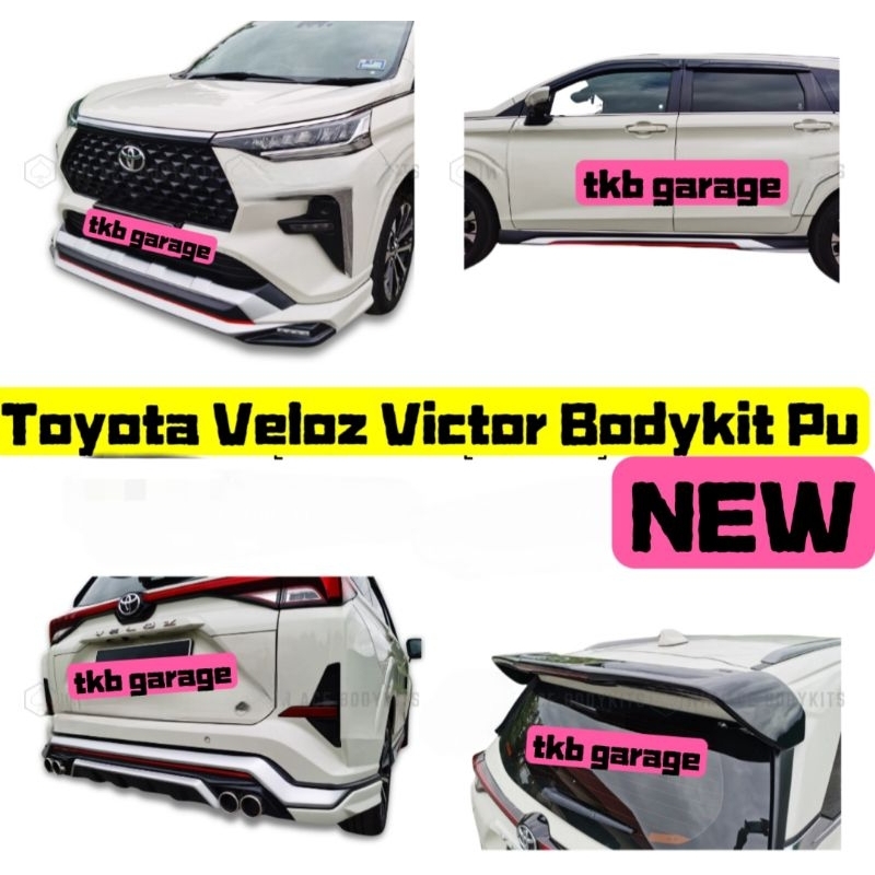 Toyota veloz victor bodykit skirt lips pu | Shopee Malaysia