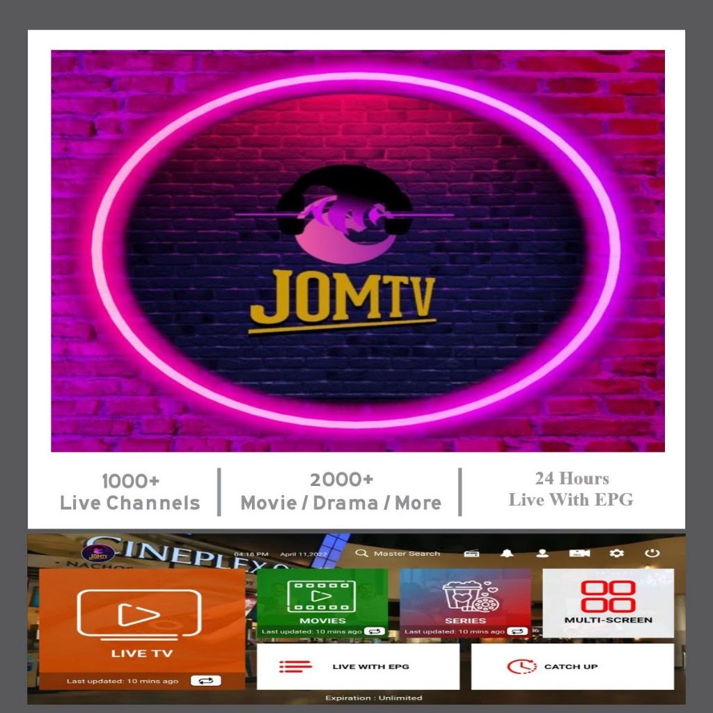JOMTV JOM TV JOMTV MALAYSIA SUPPORT ANDROID, SMART TV, IOS, IPTV MY | Shopee Malaysia