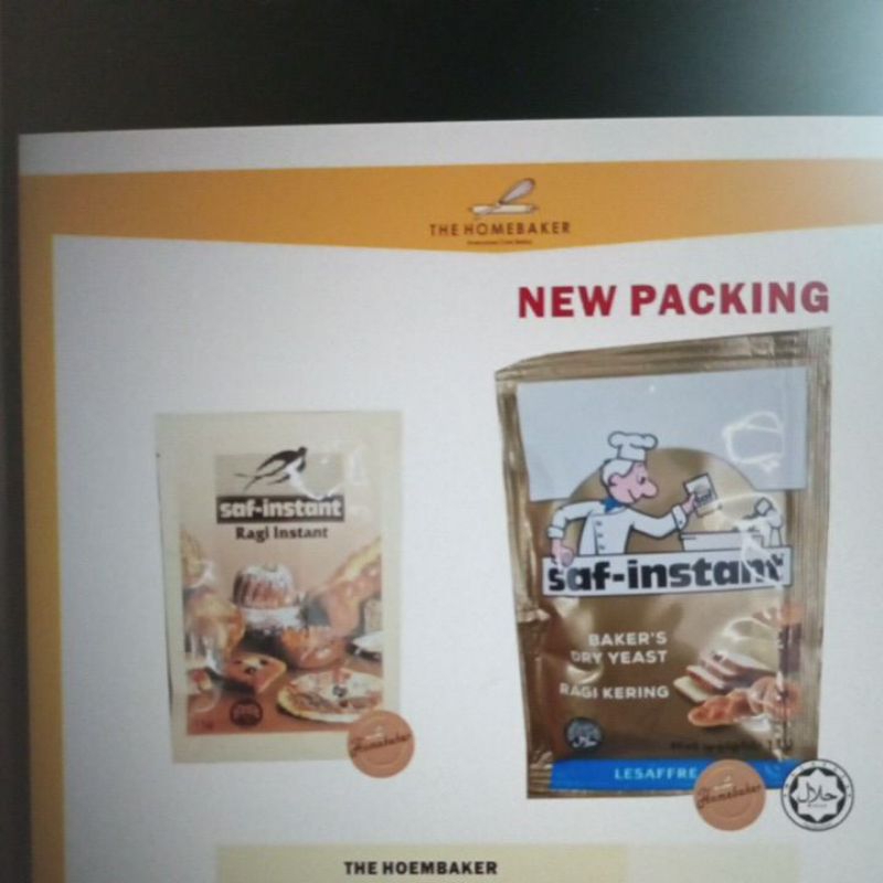 SAF instant Yeast/Saf-Instant Yeast Yis Segera Ragi Ibu Roti/即发酵母/干酵母 ...