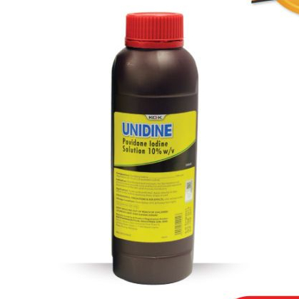 Unidine Povidone Iodine Solution 10% w/v 500ml/1000ml | Shopee Malaysia
