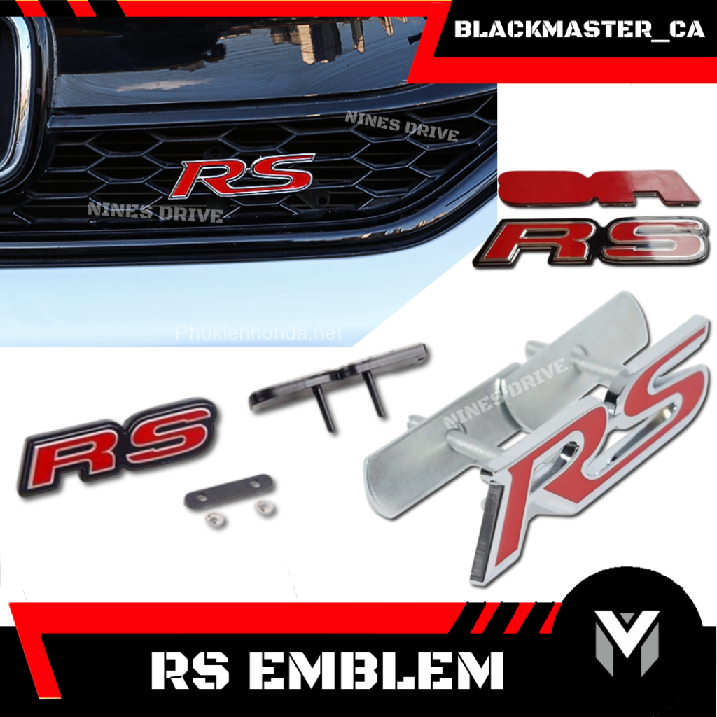 Toyota Honda RS LOGO EMBLEM READYSTOCK FRONT GRILL CLIP SKRU SCREW ...