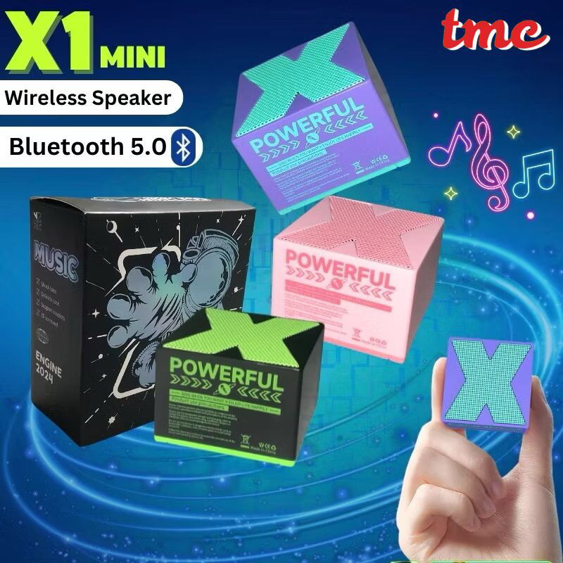 X1 Mini Speaker Wireless Bluetooth ,360°Stereo Surround Bass, Audio ...