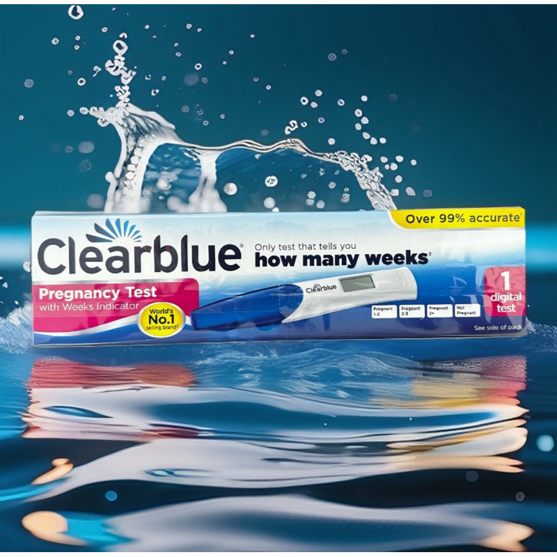 CLEARBLUE DIGITAL PREGNANCY TEST WITH WEEK INDICATOR 99% ACCURATE ...