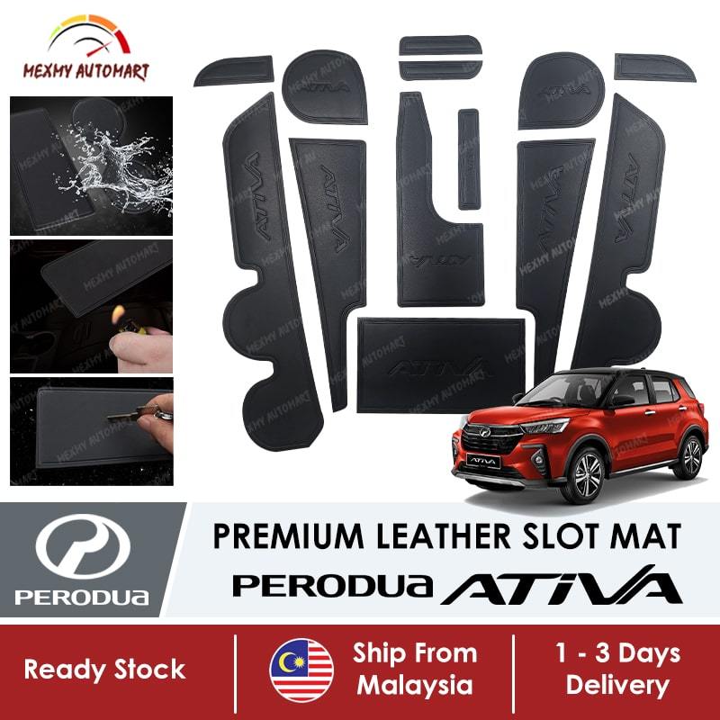 Perodua ATIVA Slot Mat Premium Interior Accessories Gear Up Bodykit ...